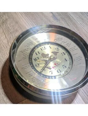 Wall Decor | Vintage 197s1980s Gmt Lucite Table Mantle World Clock ...